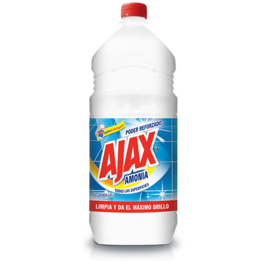 LIMPIADOR MULTIUSOS LÍQUIDO AJAX AMONIA DE 1 LT. - Rutren