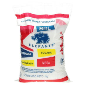 SAL DE MESA ELEFANTE 1 KG. - Rutren